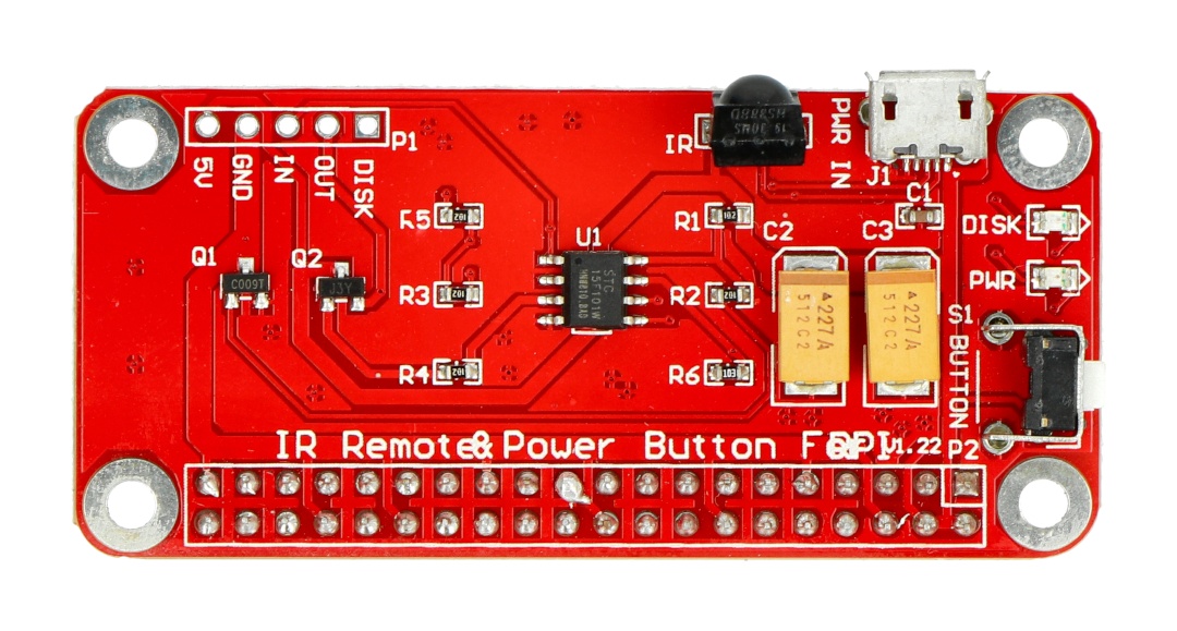 IR Hat + pilot - nakładka Raspberry Pi Sklep Botland
