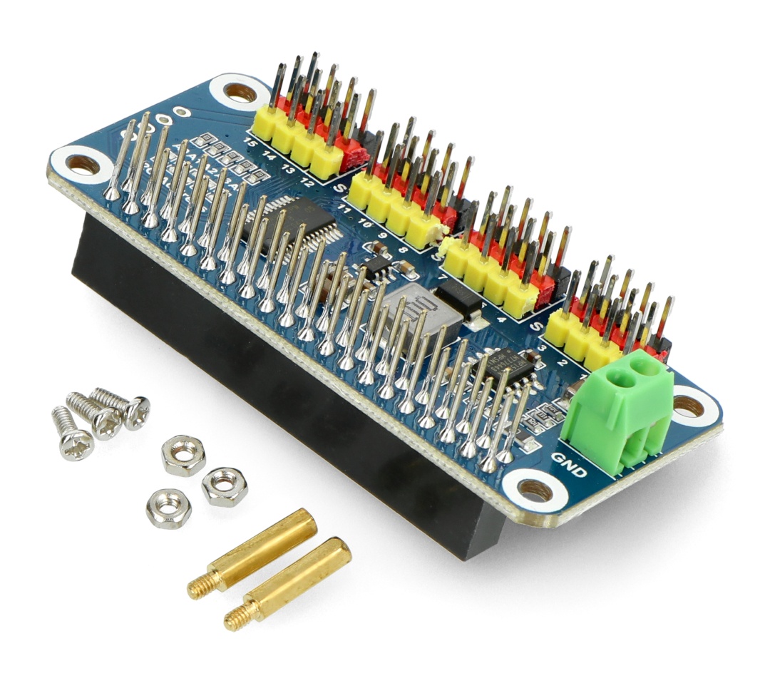 Servo Driver HAT IC Test Board - sterownik 16 serwomechanizmów dla ...