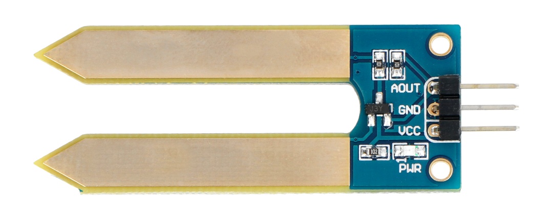 Czujnik / sonda do pomiaru wilgotności gleby - analogowy - Waveshare 9527 Sklep Botland