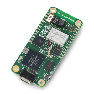 Coral Dev Board Micro - płytka rozwojowa z NXP i.MX RT117, Edge TPU ML ...