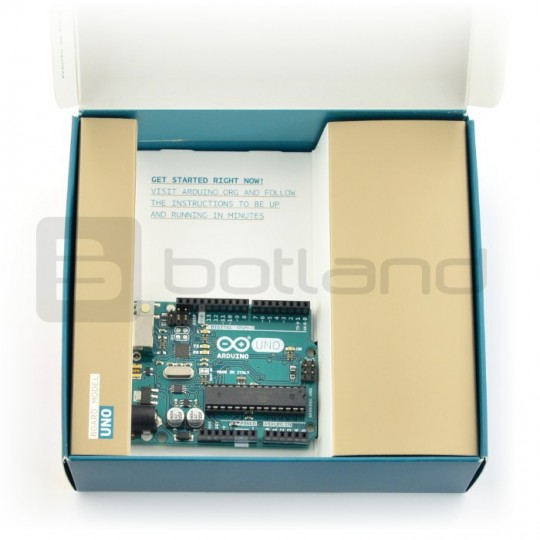 Arduino Uno Rev3 Retail - wersja pudełkowa Botland - Sklep dla robotyków