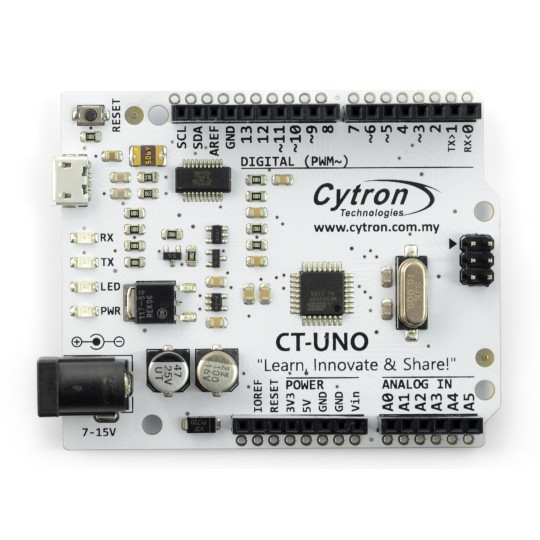 Cytron CT-Uno ATmega328 - zgodny z Arduino Botland - Sklep dla robotyków