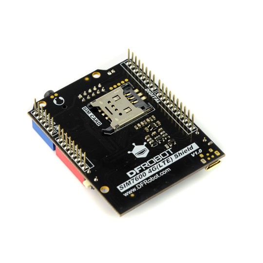 DFRobot Shield GSM/LTE/GPRS/GPS SIM7600CE-T - Sklep Botland