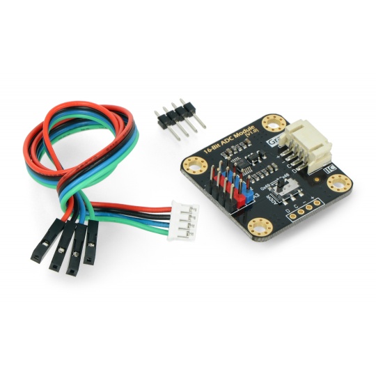 Gravity: przetwornik ADC ADS1115 16-bitowy - Sklep Botland